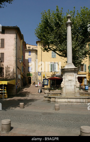Lorgues pretty Provencal village France Stock Photo - Alamy