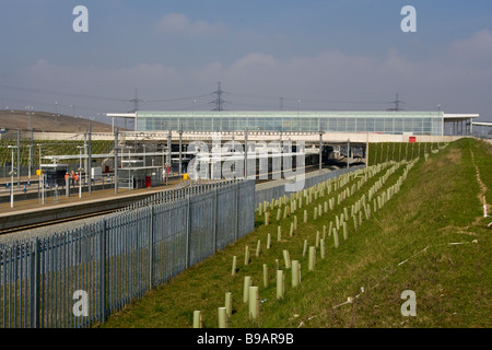 A view of Ebbsfleet International railway station in Kent Stock Photo ...