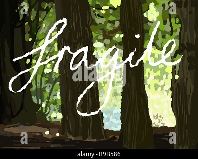The forest fragile Stock Photo - Alamy