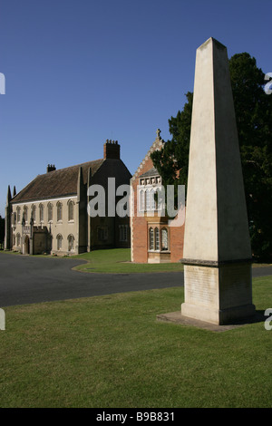 Village of Chicksands, England. The 12th century Gilbertine Priory of ...