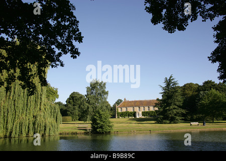 Village of Chicksands, England. The 12th century Gilbertine Priory of ...