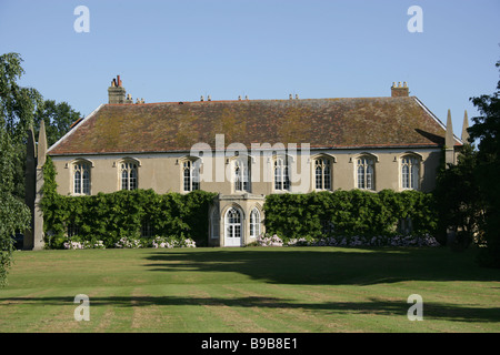 Village of Chicksands, England. The 12th century Gilbertine Priory of ...