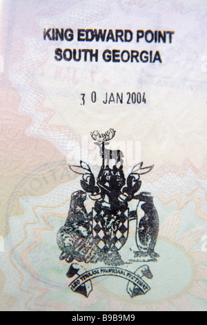 Rare Antarctic passport stamp for Landing the historic British Base and ...