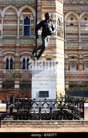 The William Webb Ellis plaque at Rugby School, Warwickshire, England ...