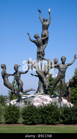 "Musica" Statue in Nashville, Tennessee, By Alan LeQuire Stock Photo ...