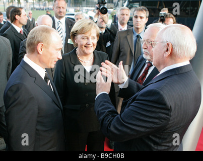 Vladimir Putin President of Russia and Mikhail Gorbachev first Stock ...