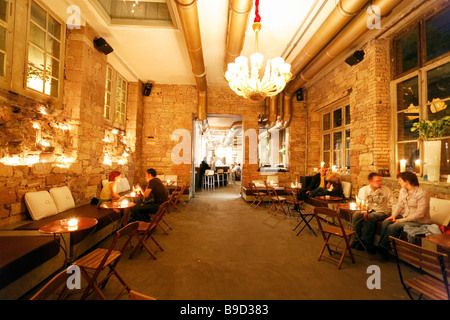 Inside the restaurant Acqua Osteria former water plant Basel Canton ...