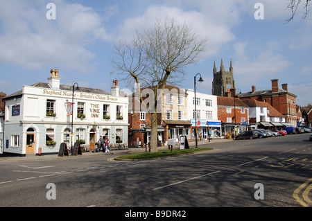 Tenterden an attractive market town in East Sussex southern England UK ...