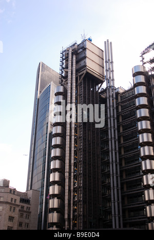 Inside out architecture of the Lloyd’s Bank building, London, England ...