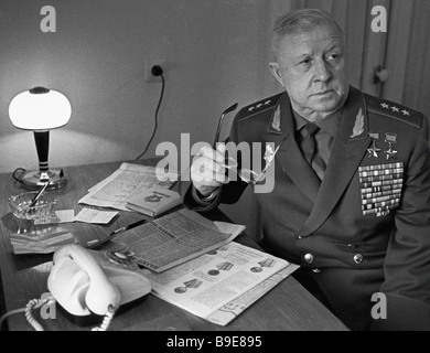 Twice Hero of the Soviet Union Colonel General Vasily Chuikov Stock ...