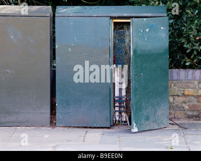 Virgin Media cable broadband box connection Fibre cable fast internet ...