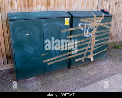 Virgin Media cable broadband box connection Fibre cable fast internet ...