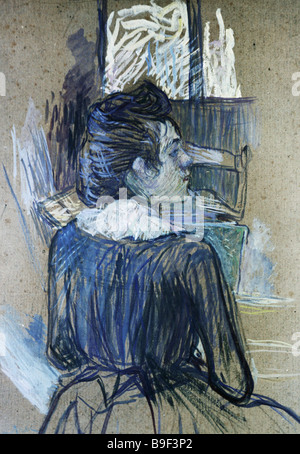 Henri de Toulouse Lautrec, In Bed, The Kiss, painting, 1892-1893 Stock ...
