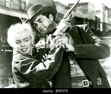 RIVER OF NO RETURN 1954 TCF film with Marilyn Monroe Stock Photo - Alamy