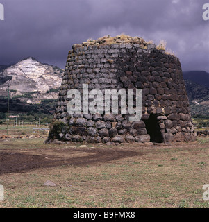 Italy Sardinia Silanus tower Nuraghe Santa Sabina visitors island ...