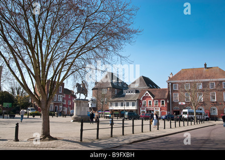 Petersfield Market Square Stock Photo - Alamy