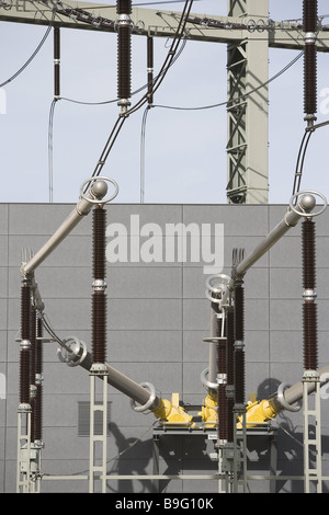 Substation detail transformers transformer-station transformer station ...