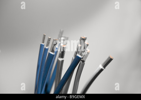 Electronics cables braids Stock Photo - Alamy