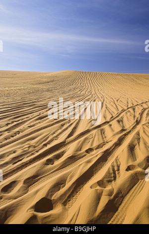 Africa Libya Jabal Akakus lanes desert-sand close-up Mark Africa Akakus ...