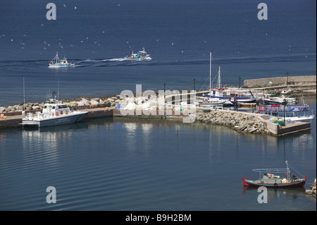 Greece island lesbos Mithymna fisher-harbor Europe Mediterranean-island ...