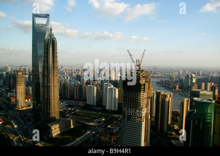 View from SWFC (Shanghai World Financial Center) Observation Deck ...