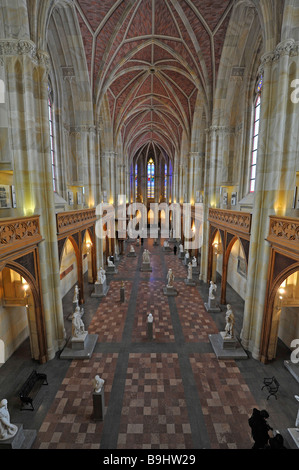 Germany, Berlin, Friedrichswerdersche church, interior view, statues ...