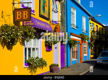 Colourful Street and Houses in Kinsale,County Cork, Ireland Stock Photo ...