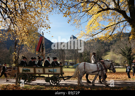 Coach during Leonhardifahrt, the feast day of Saint Leonard of Noblac ...