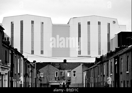 Earle Street and BAE Systems Submarine Solutions buildings. Barrow-in ...