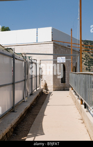 Israel, Upper Galilee, Amuka, Exterior of the grave of Yonatan ben ...