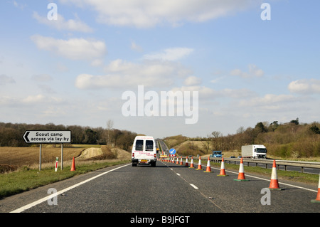 Road signs on the A41 in Watford for M1 and M25 motorway UK Stock Photo ...