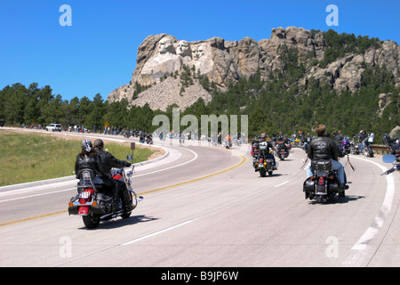 Annual Black Hills Motorcycle Rally in Sturgis South Dakota Stock Photo ...