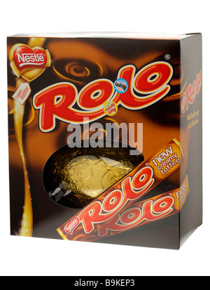 Nestle Rolo Easter Egg box with Easter egg and tube of Rolo chocolates ...
