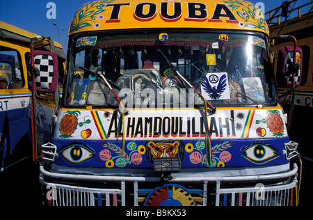 Senegal, Dakar, bus station, public transportation Stock Photo - Alamy