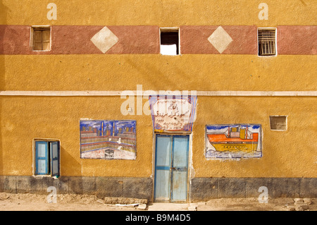 Egypt, Libyan Desert, Baris, House of pilgrims in Mecca Stock Photo - Alamy