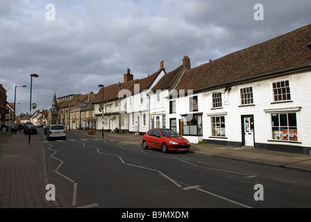 Needham Market high street near Ipswich, Suffolk, UK Stock Photo - Alamy