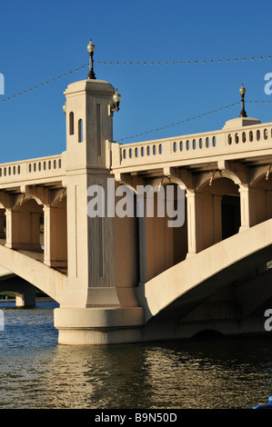 Town Lake Mill Avenue Bridge Tempe Greater Phoenix Area Arizona USA ...