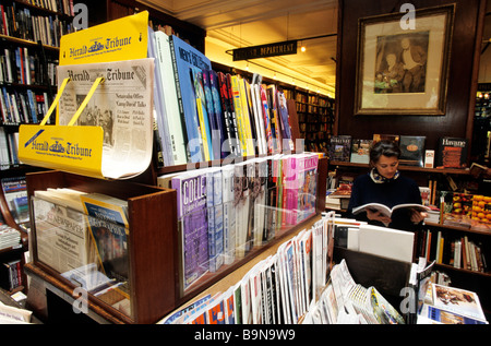 France, Paris, Galignani English Bookshop in Rue de Rivoli Stock Photo ...