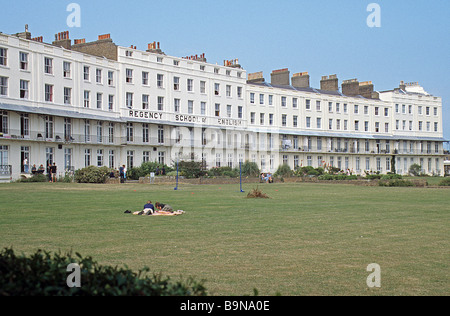 Ramsgate, Kent. Royal Crescent, West Cliff Stock Photo - Alamy