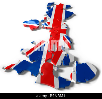map of united kingdom Stock Photo - Alamy