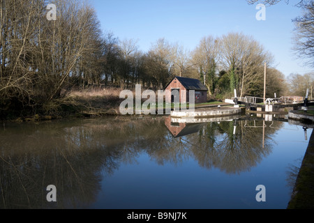 Radford Bottom Lock, Grand Union Canal, Radford Semele, Warwickshire ...