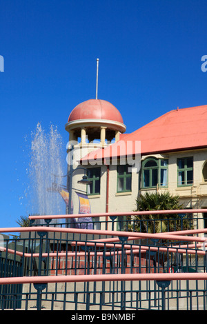 Hydro Grand Hotel and Piazza, Timaru, South Canterbury, South Island ...