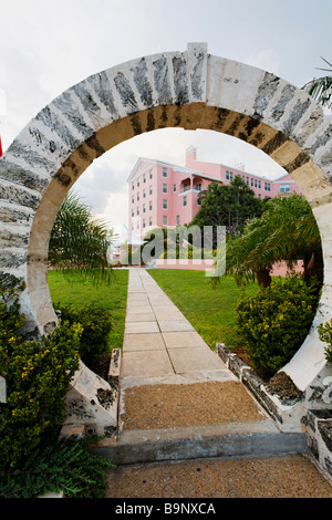 Hamilton Princess Hotel Bermuda as viewed from Hamilton's harbor Stock ...