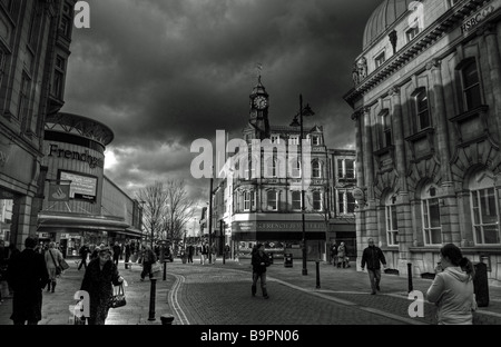 Clock Corner, Doncaster, South Yorkshire, England, UK Stock Photo - Alamy
