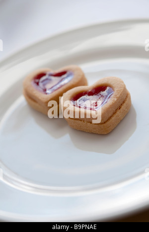 Two Jam Tarts Stock Photo - Alamy