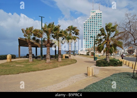 Israel Sharon plain Netanya the beach from promenade Stock Photo - Alamy
