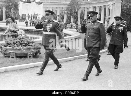 Colonel General Ivan Petrov in wartime WWII Stock Photo - Alamy