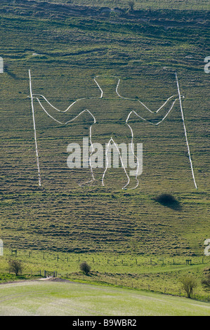 The Long Man of Wilmington is a large hill figure located on the South ...
