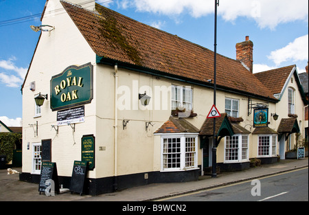 A typical traditional English country pub or inn in the village of ...