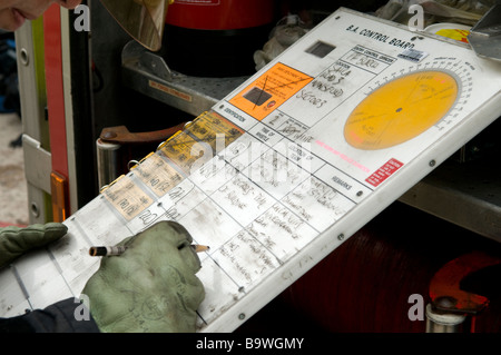 BA Breathing Apparatus Entry Control Board Stock Photo - Alamy
